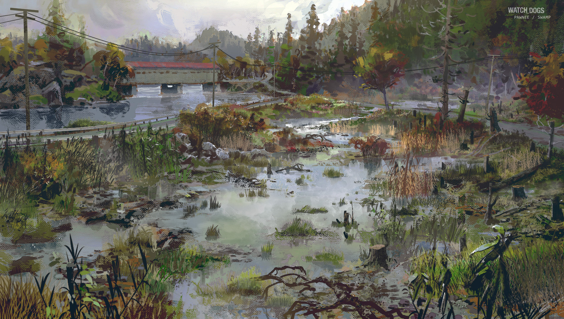 Michel Donze - Watch Dogs - environments concept art