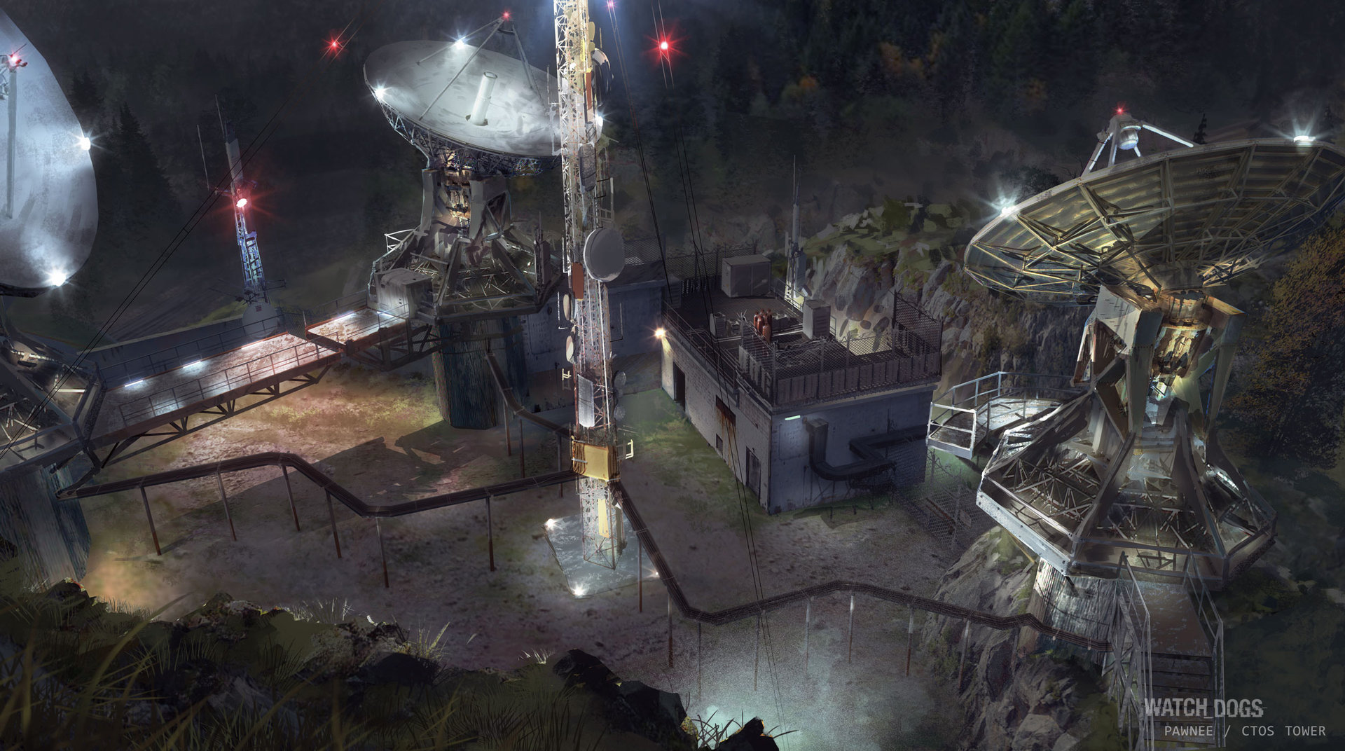 Michel Donze - Watch Dogs - environments concept art