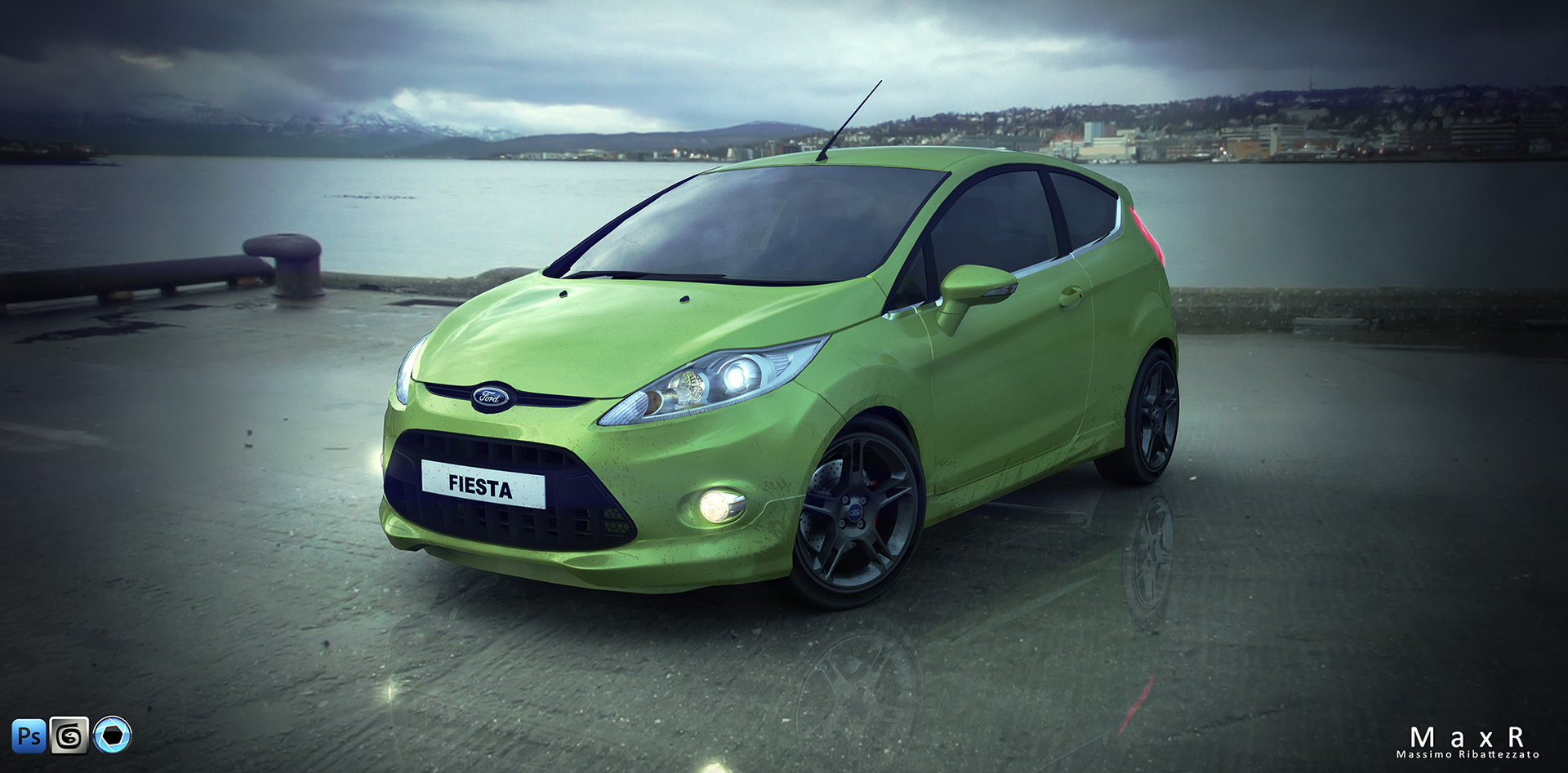 ArtStation - Ford fiesta