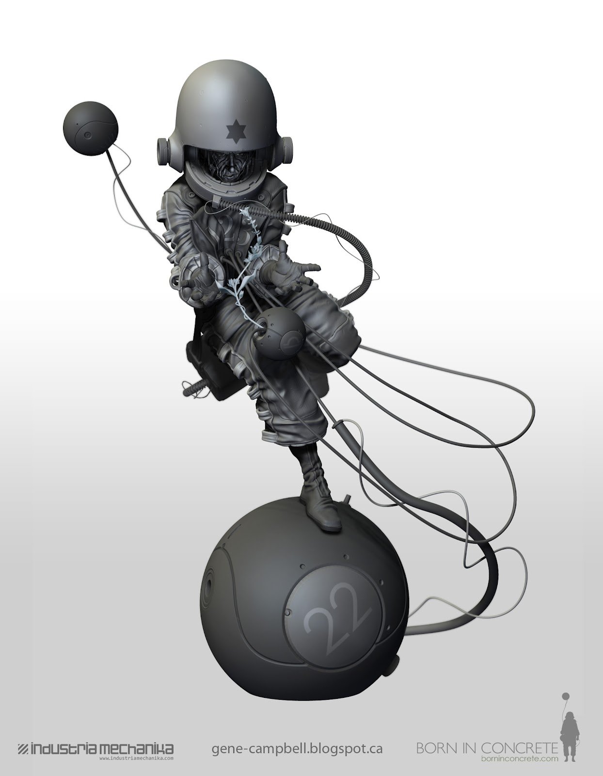 ArtStation - Derek Stenning's Dystopic Model Kit