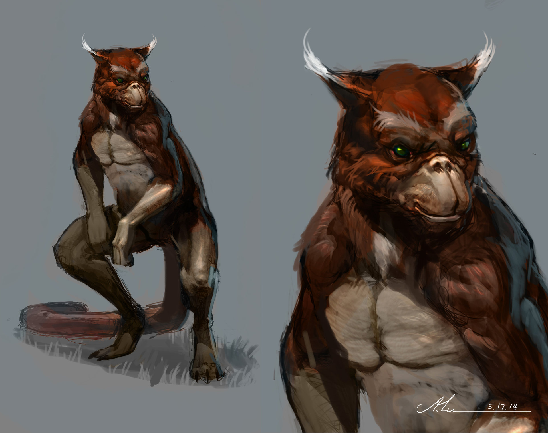 humanoid creature design