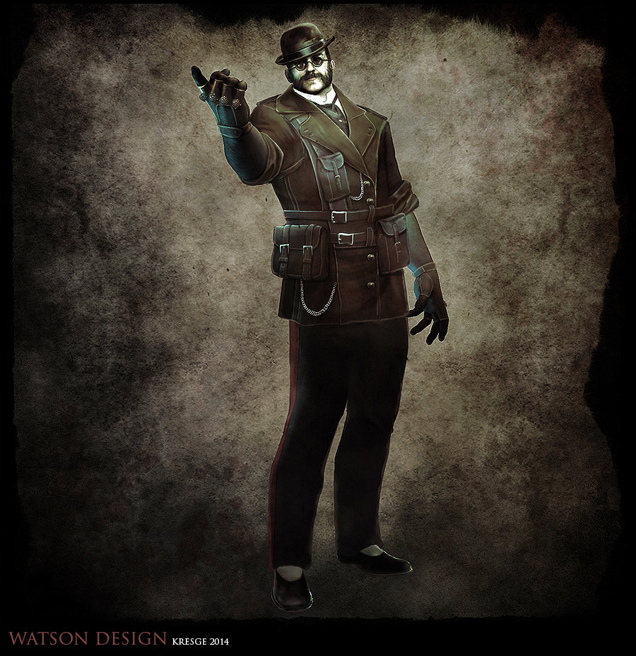 ArtStation - Sherlock Holmes Game Proposal Concept Art #03 - Doctor Watson