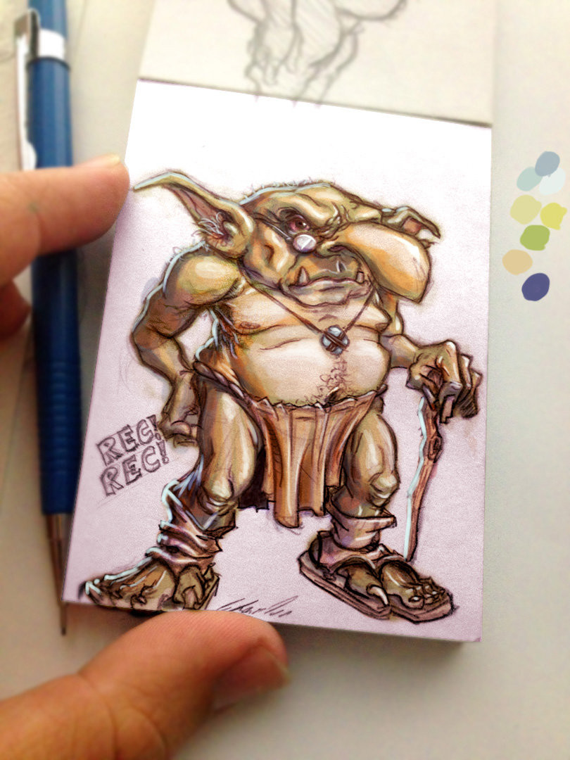 ArtStation - Grumpy Grampa Goblin