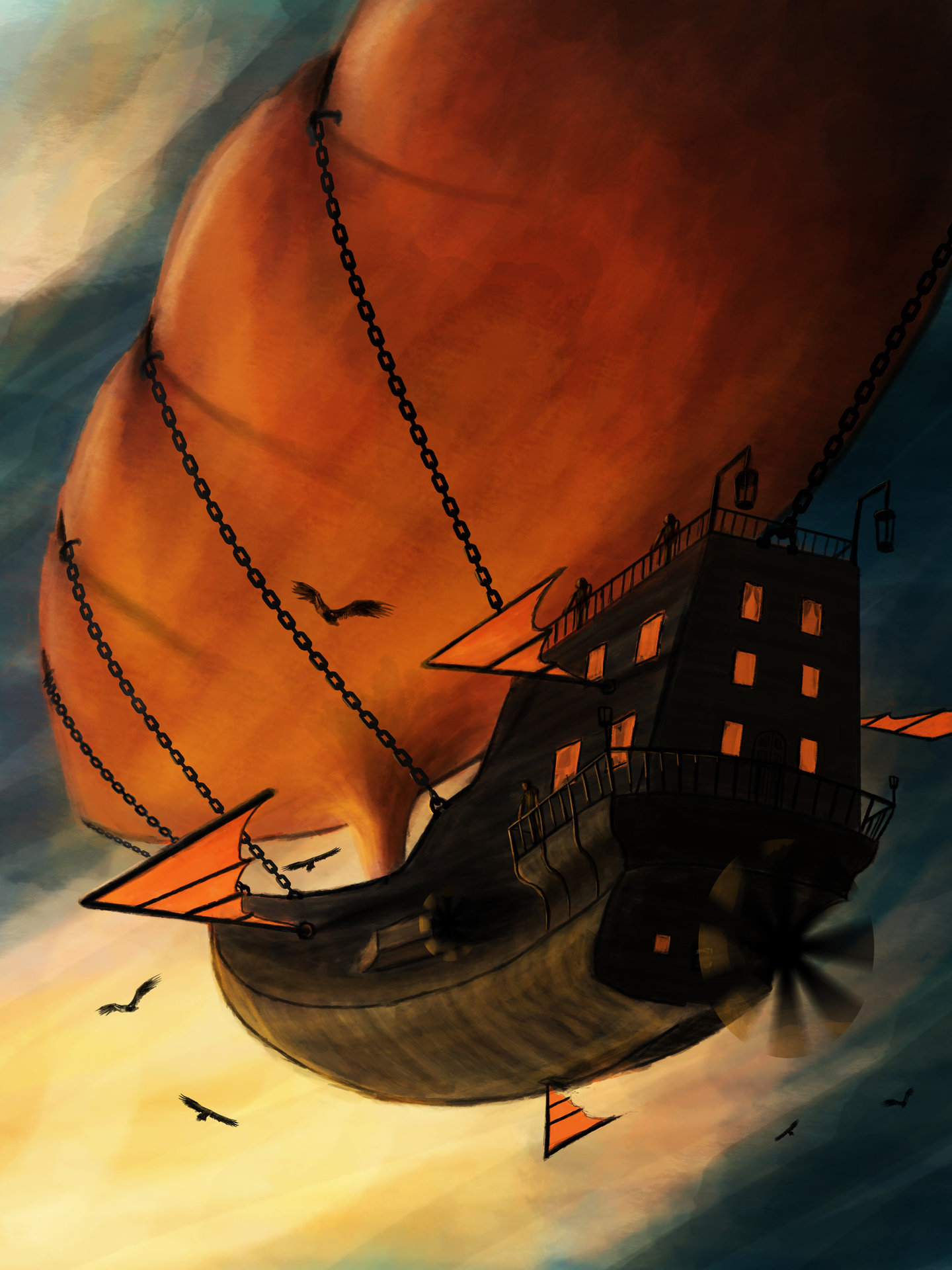 ArtStation - Flying home