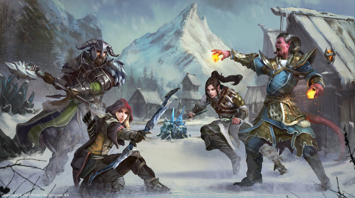 ArtStation - Neverwinter branding illustration