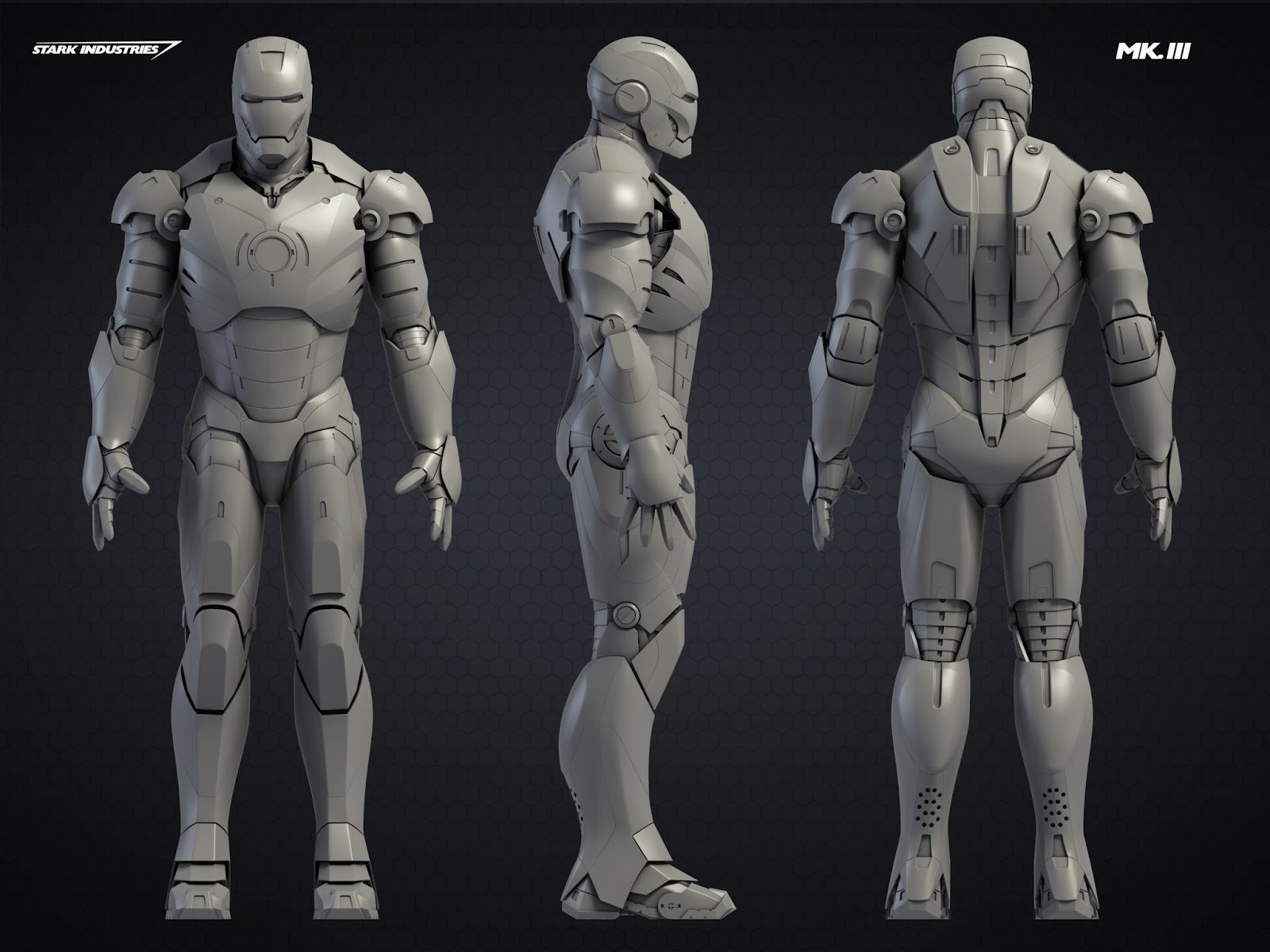 ArtStation - Iron Man Mark III - Profiles