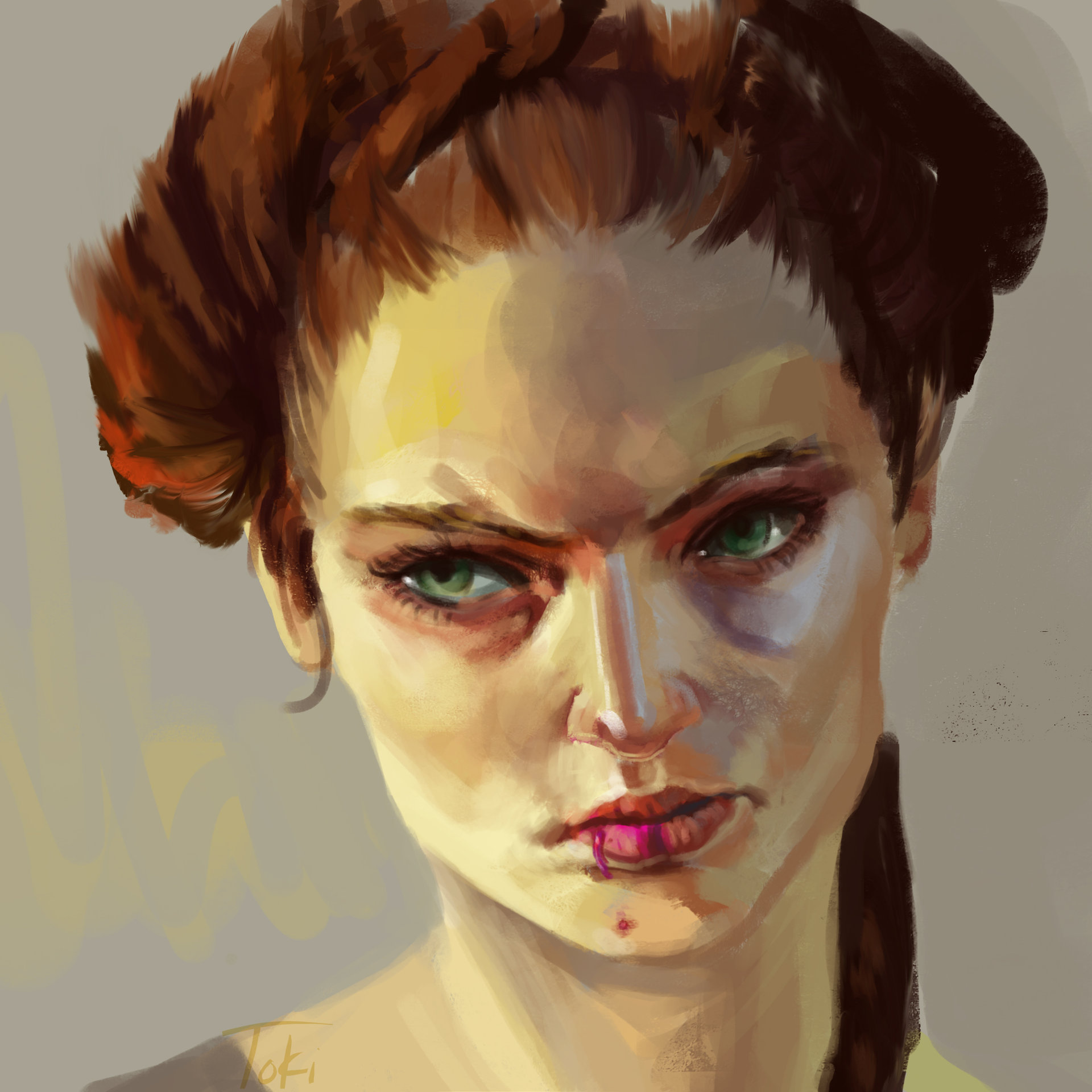 ArtStation - Sansa Stark study/warm up