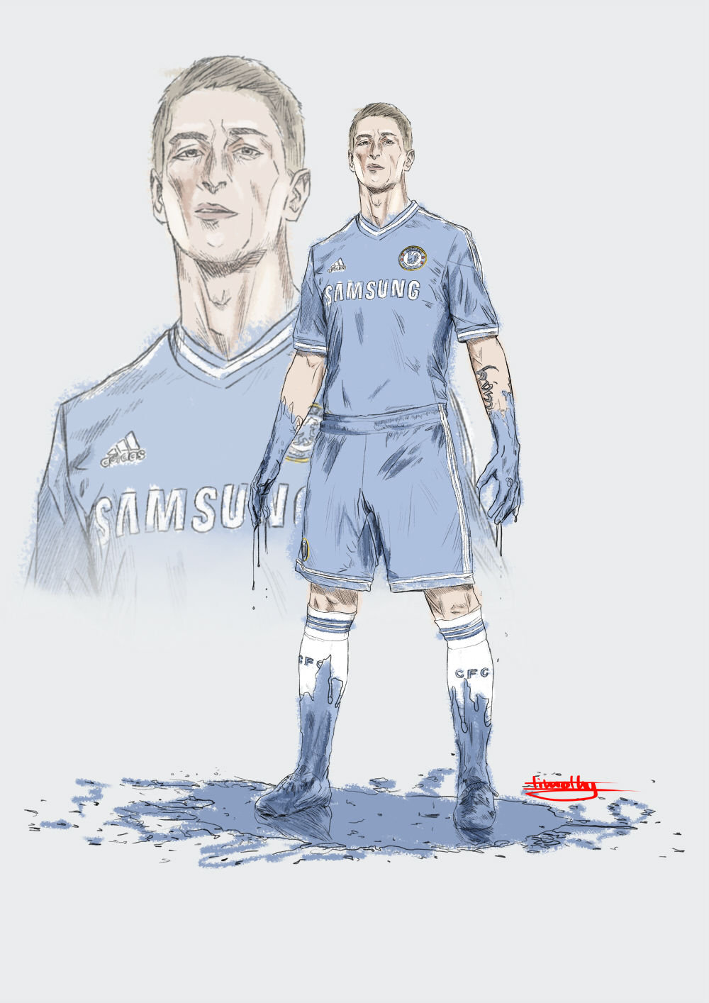 fernando torres coloring pages