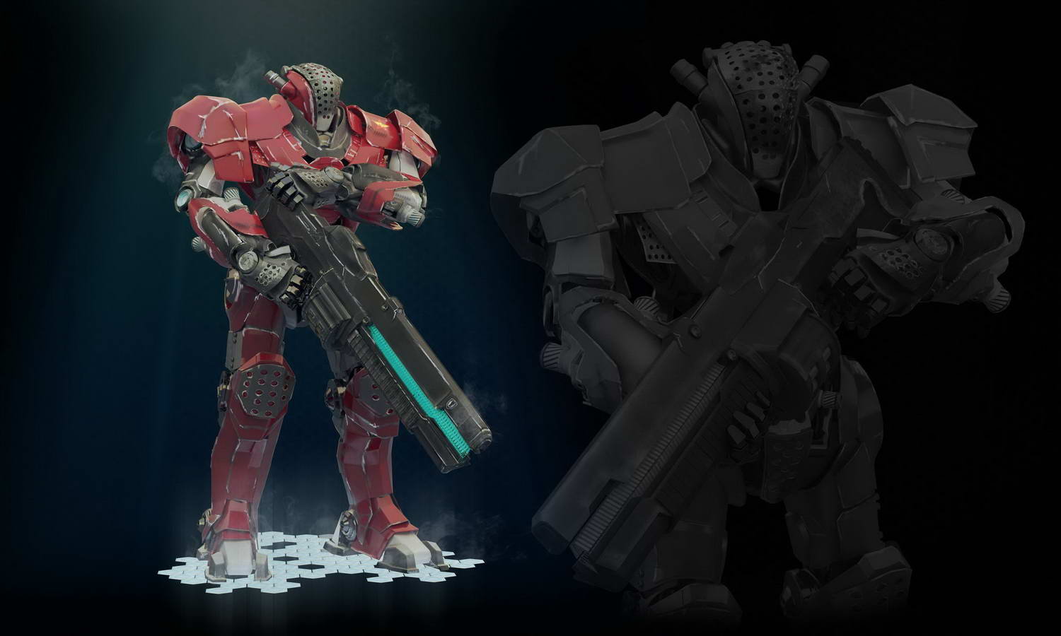 ArtStation - Robot - Androids (trooper opt.)