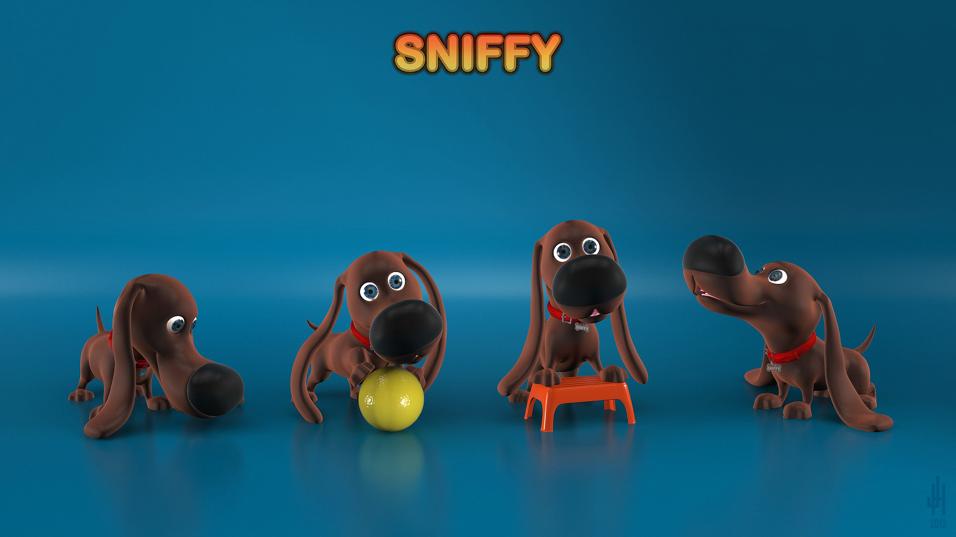 ArtStation - Sniffy the Dog