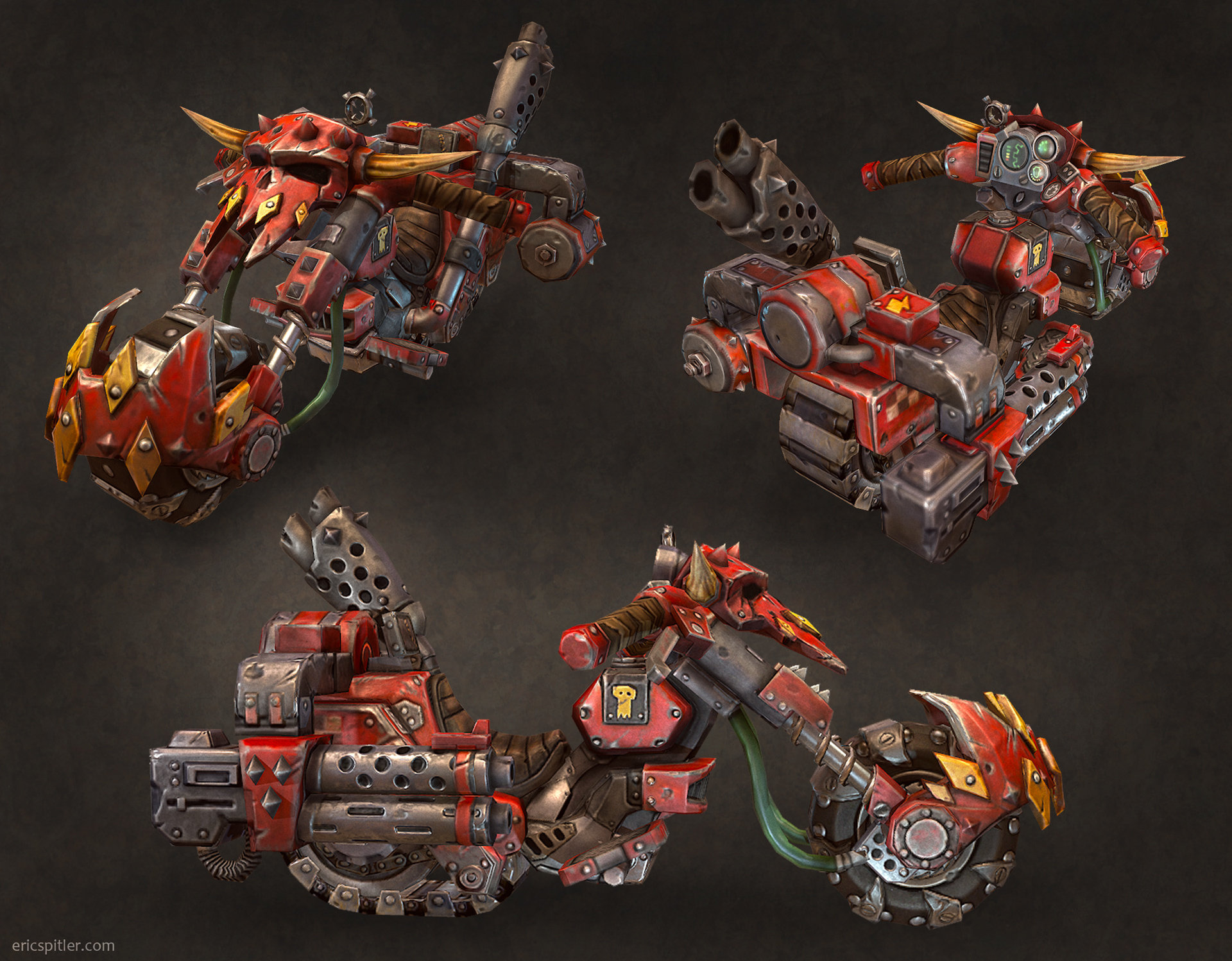 ArtStation - Ork Bike