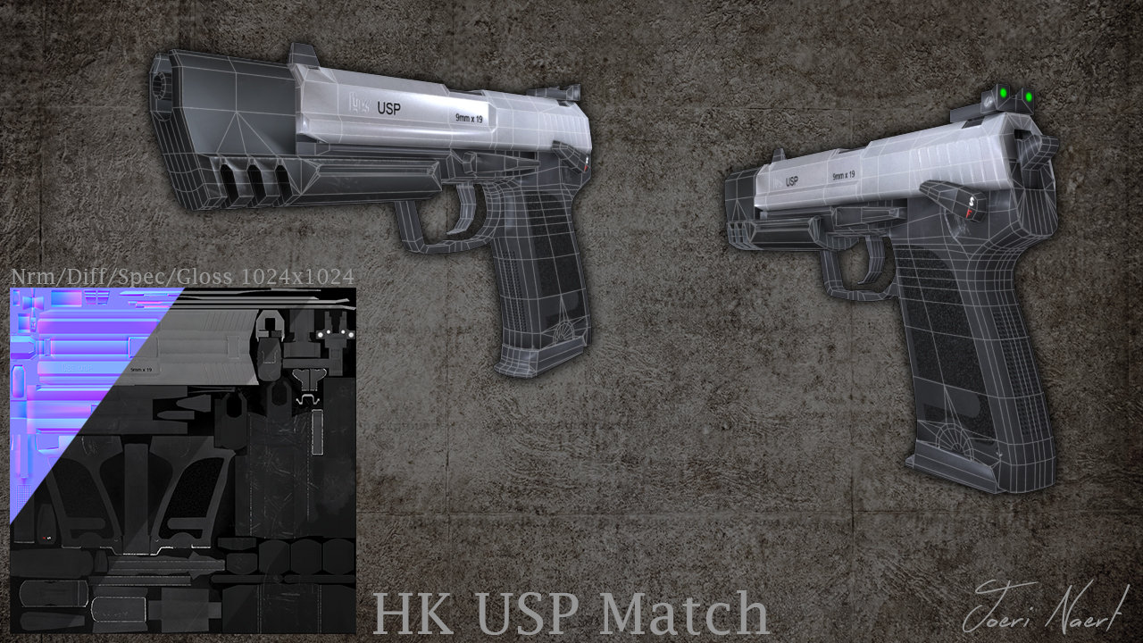 ArtStation - HK USP Match