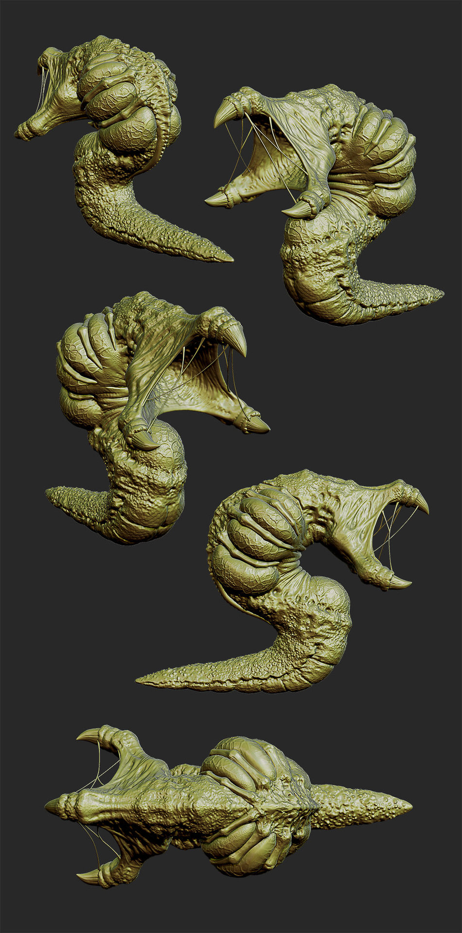 ArtStation - Variation worms zb concept