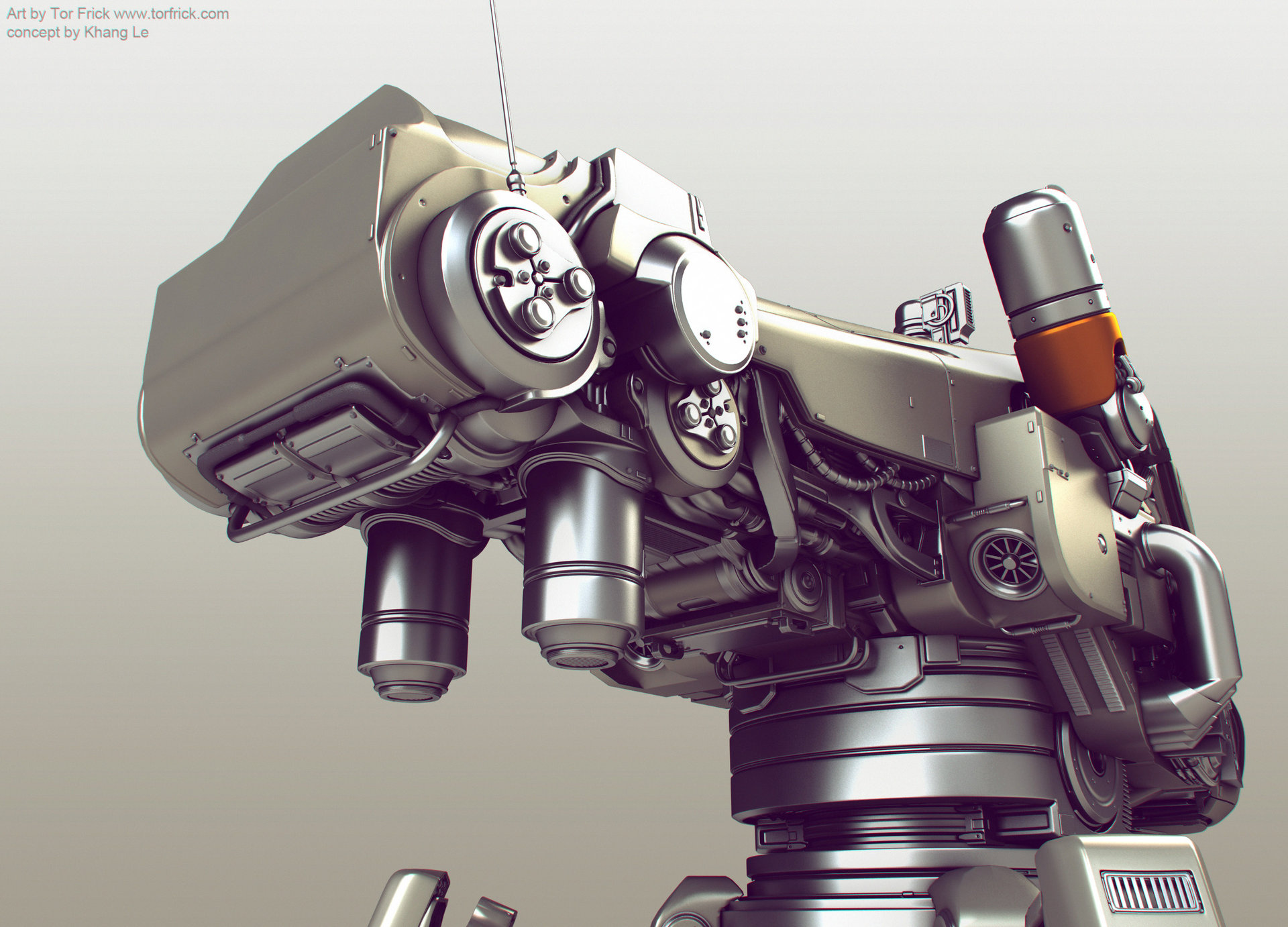 ArtStation - Highpoly mech