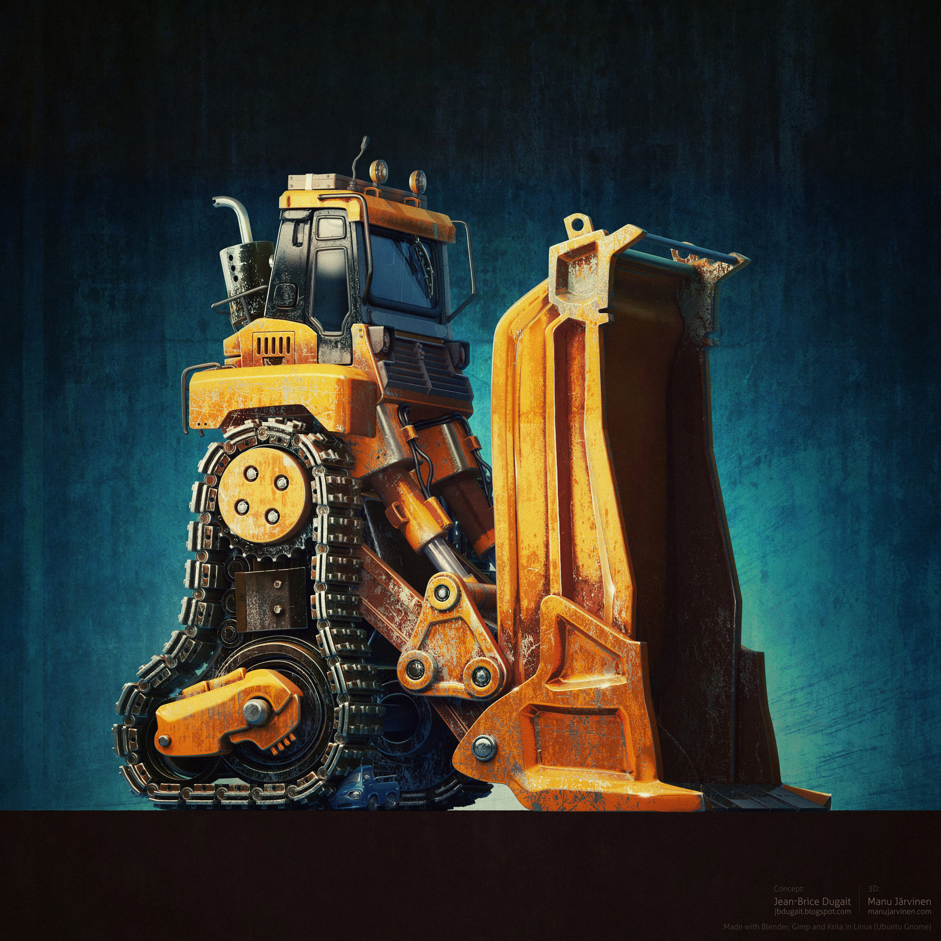 ArtStation - Bulldozer