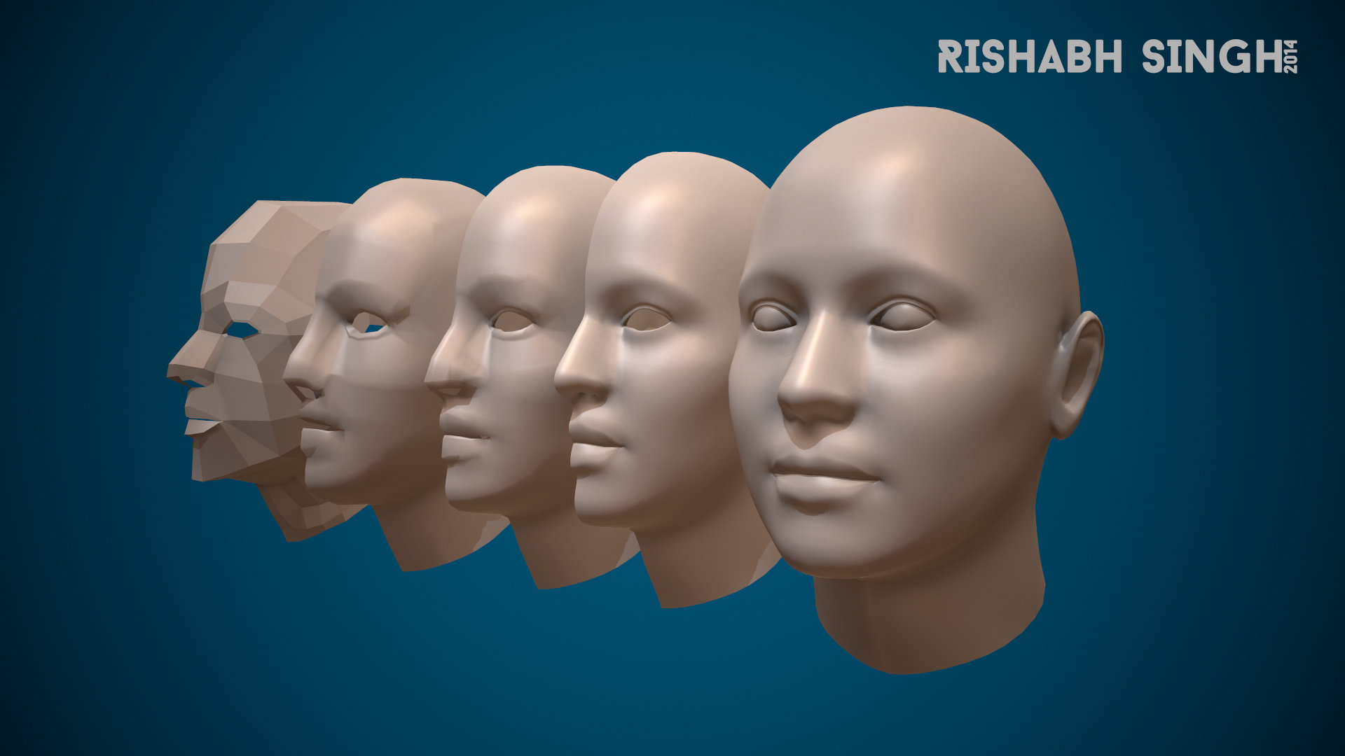 ArtStation - Face Modelling Maya