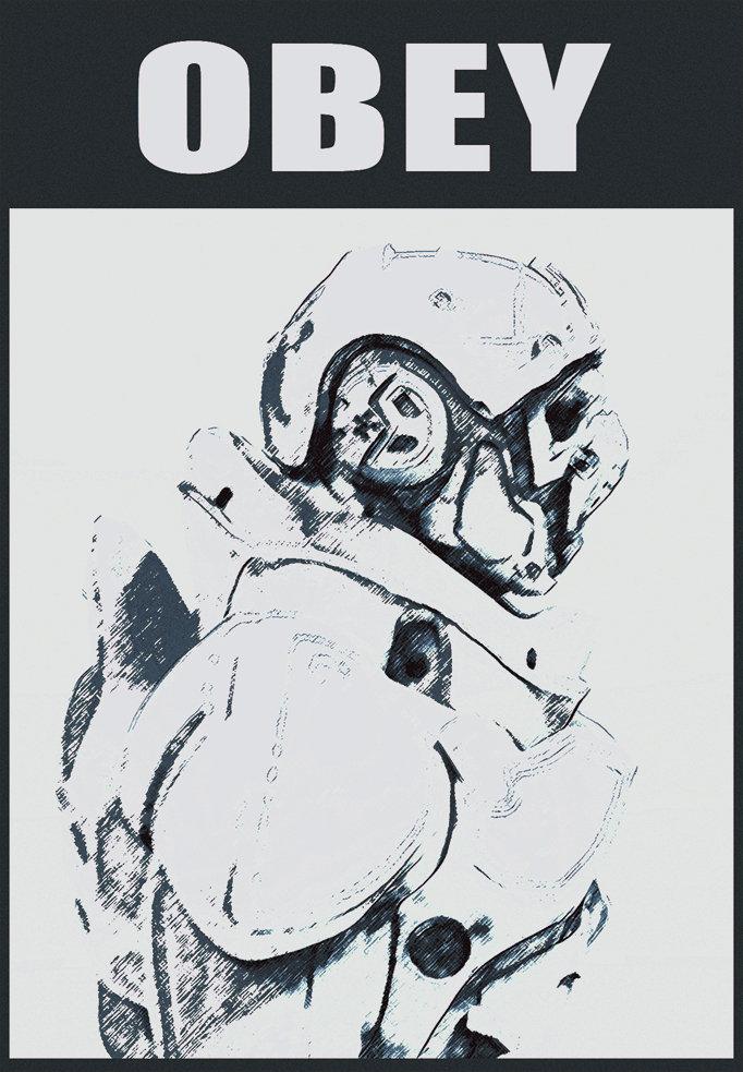 ArtStation - Sci fi flyer/poster serie