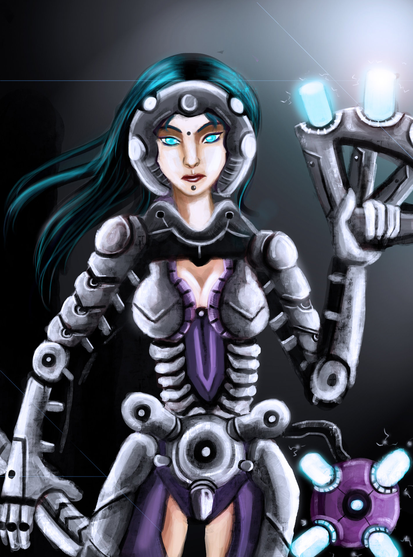 ArtStation - mech girl