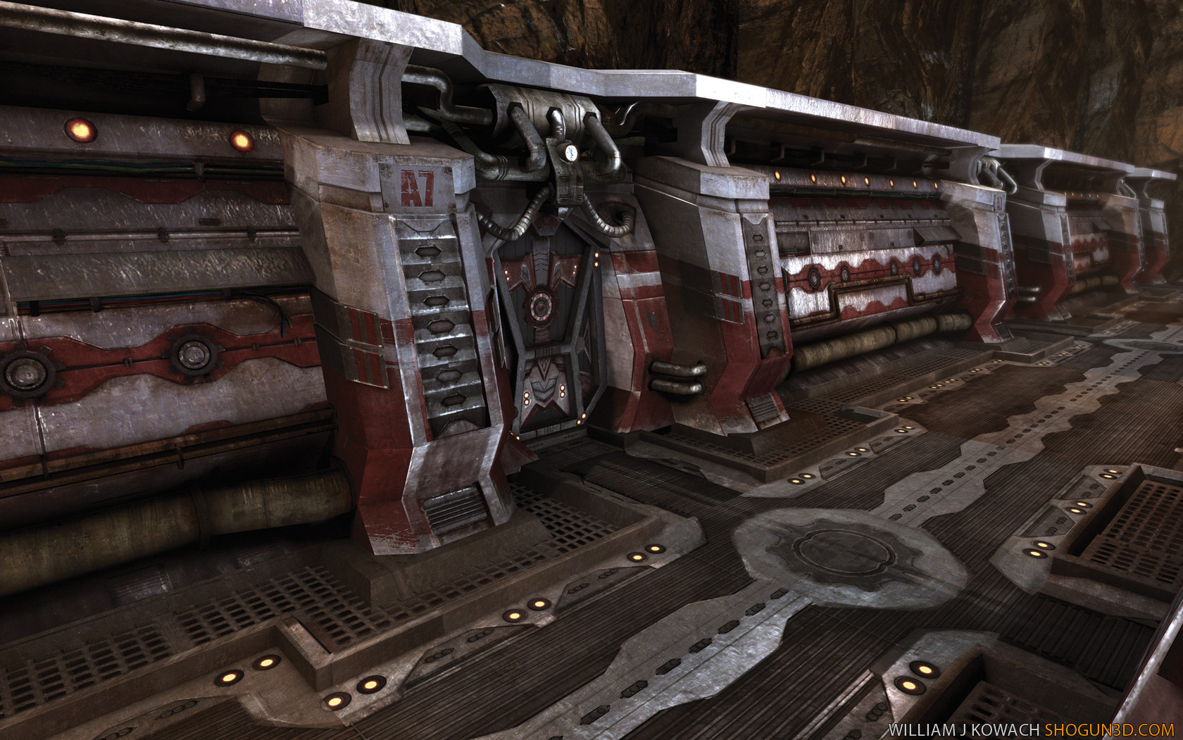 ArtStation - Sci Fi Underground Bunker