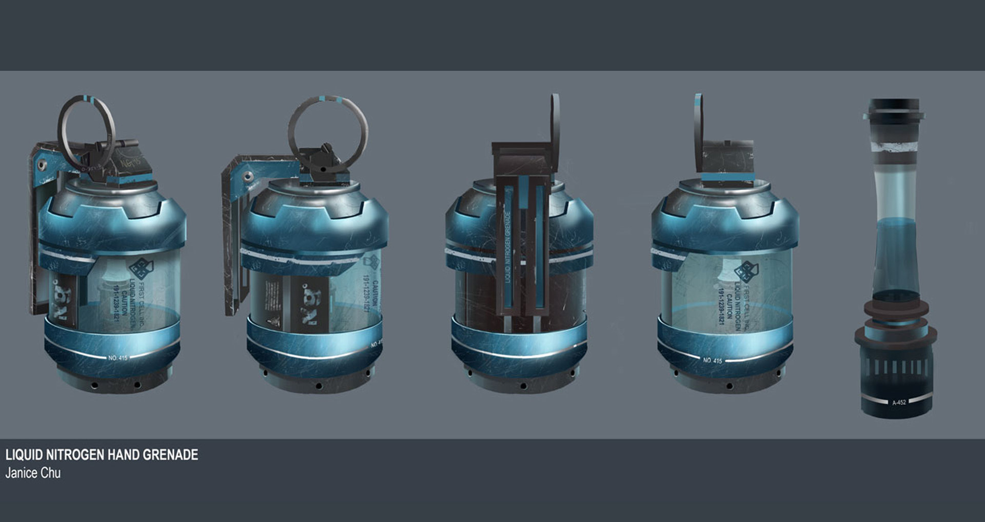 ArtStation - Liquid Nitrogen Grenade