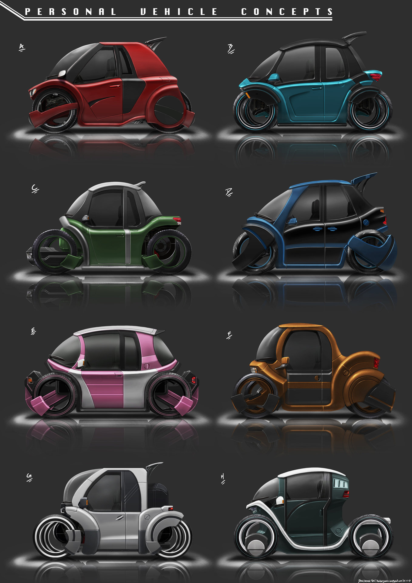 ArtStation - Personal Vehicles Concepts