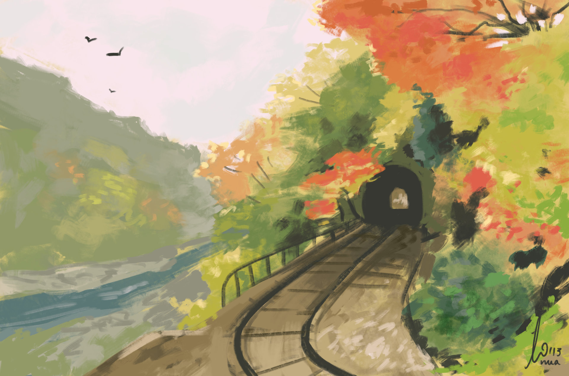 ArtStation - The Trainline