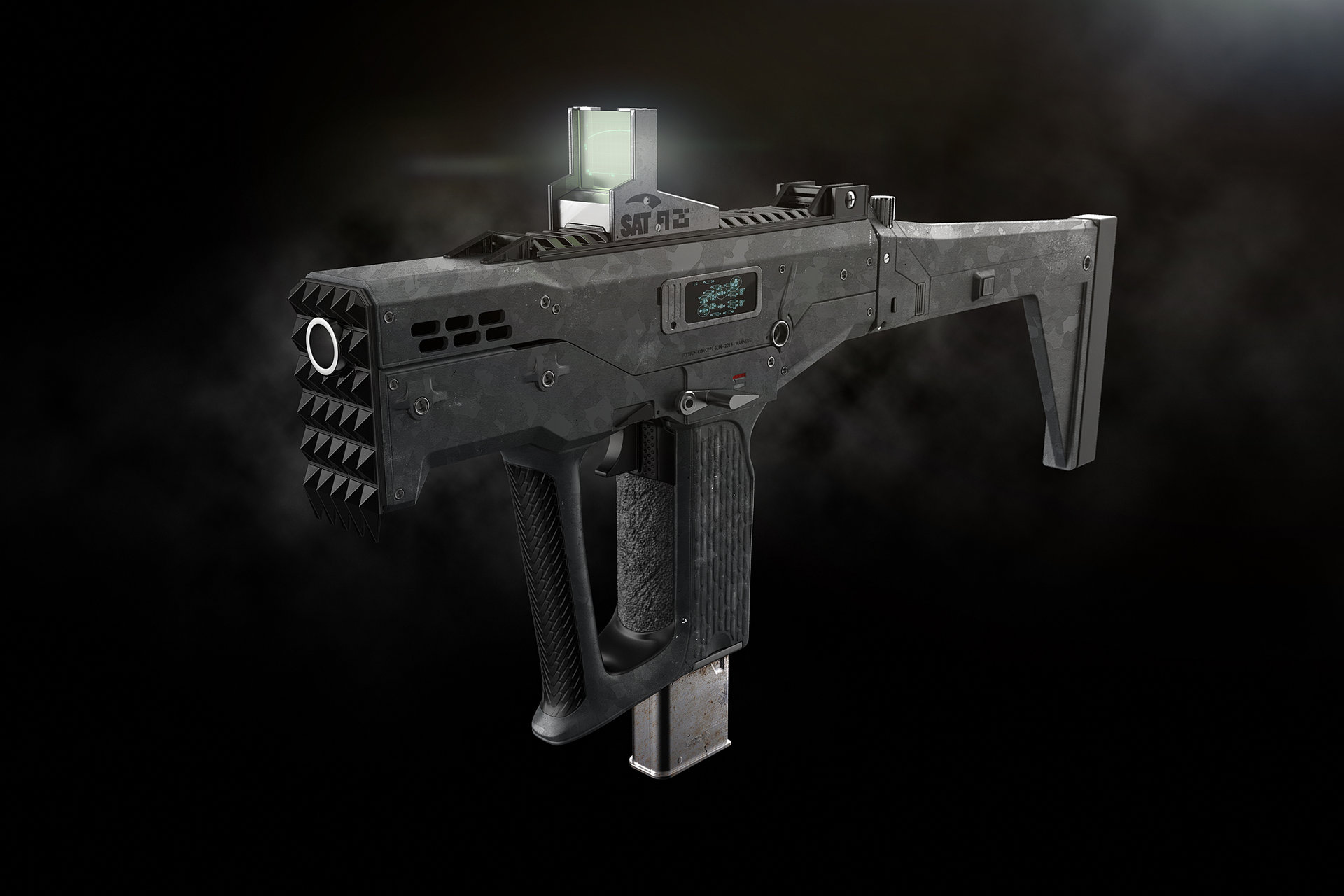 ArtStation - Elysium Gun Concept