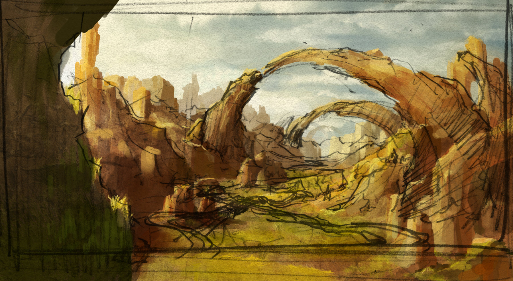 ArtStation - rough illustration