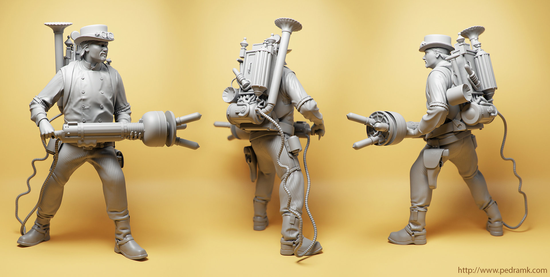 ArtStation - Steampunk Ghostbuster