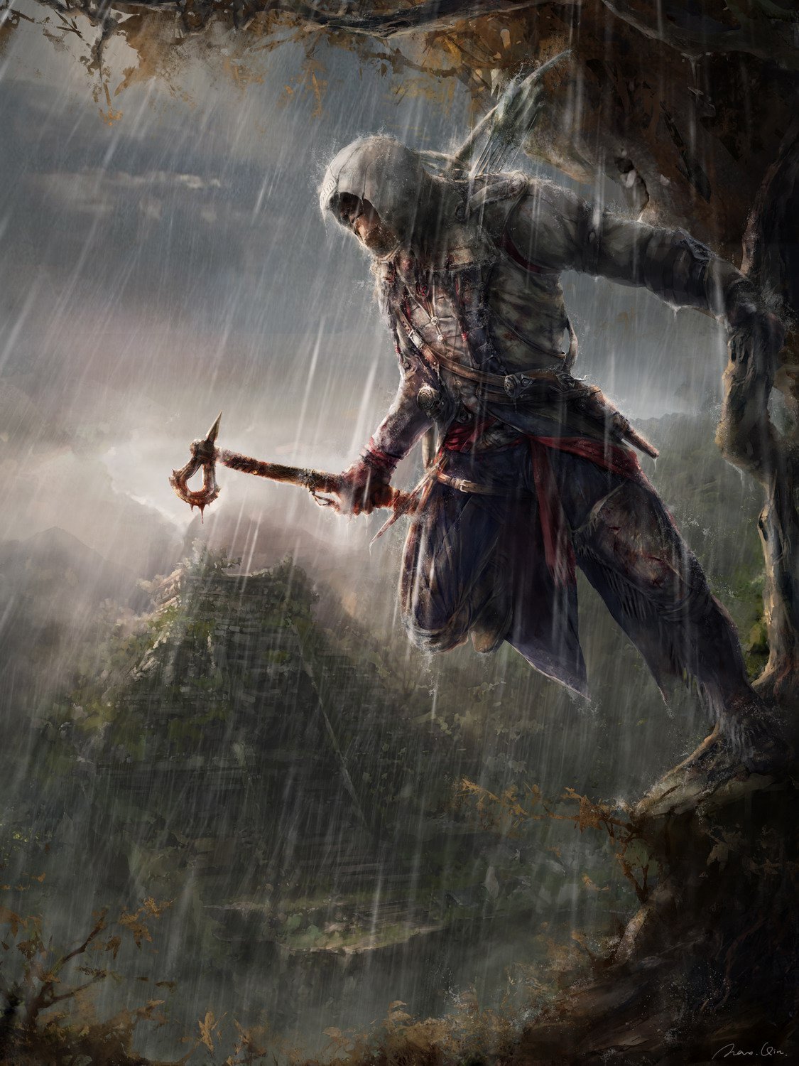 ArtStation - Illustration for Assassina Creed 3