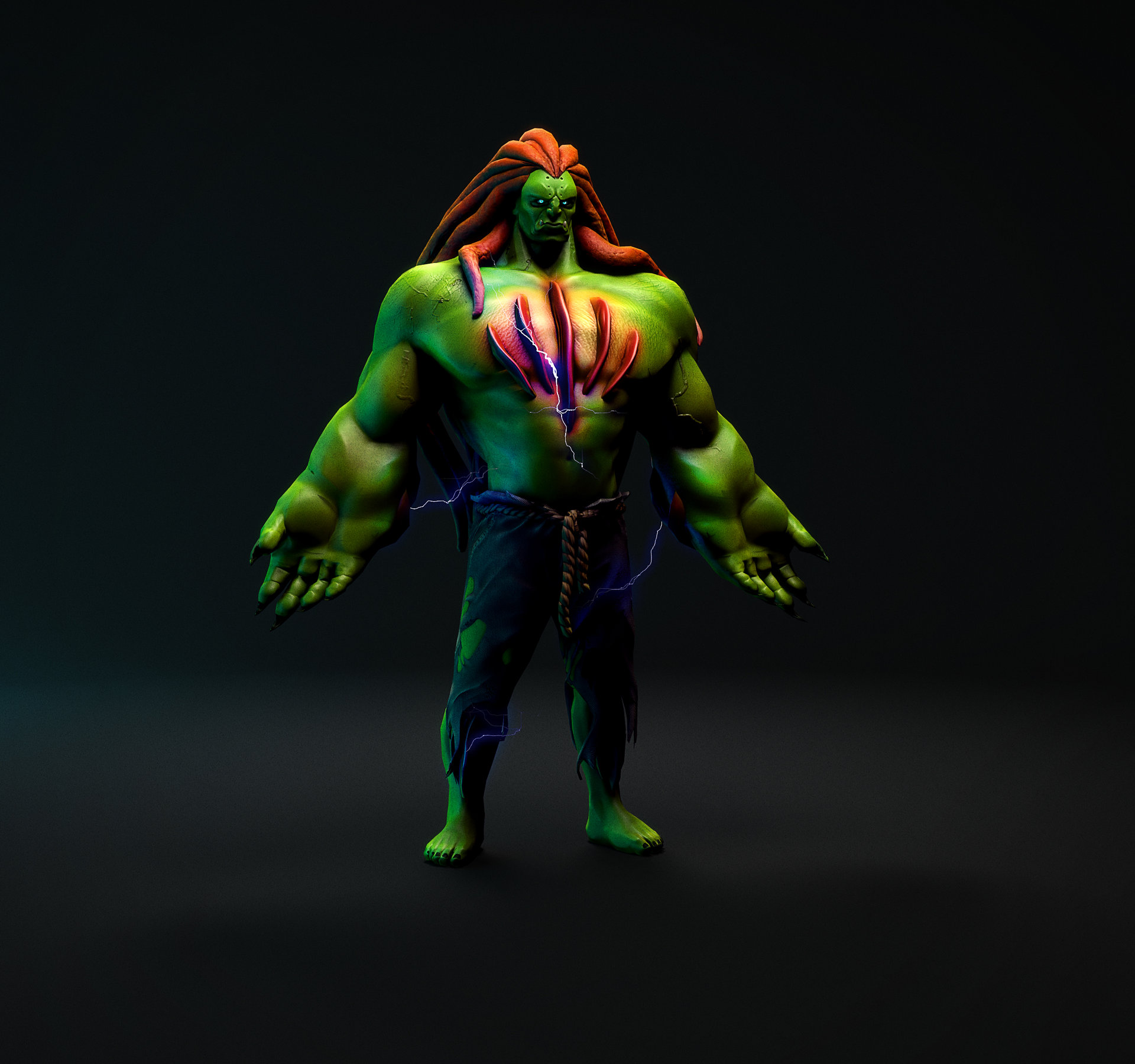 ArtStation - SF Blanka Reboot