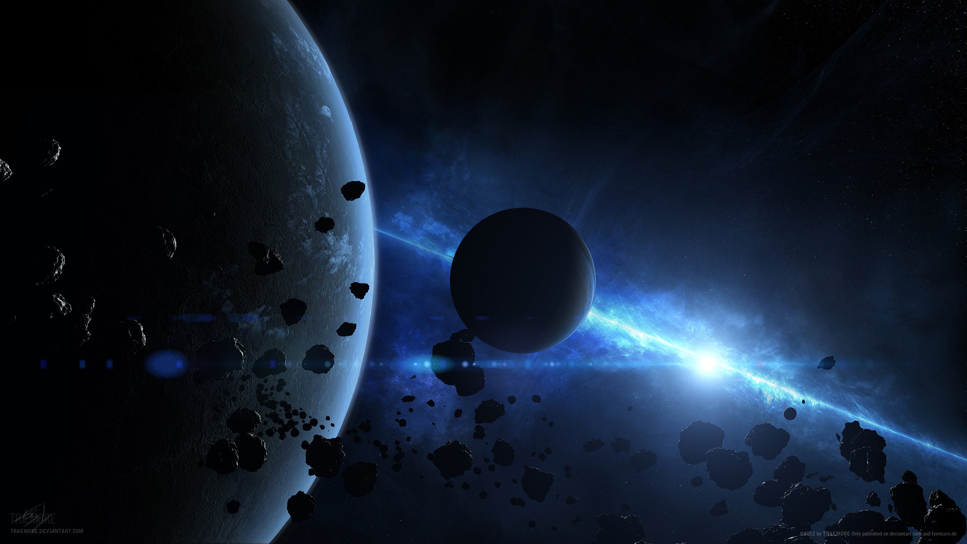 ArtStation - Blue Galaxy