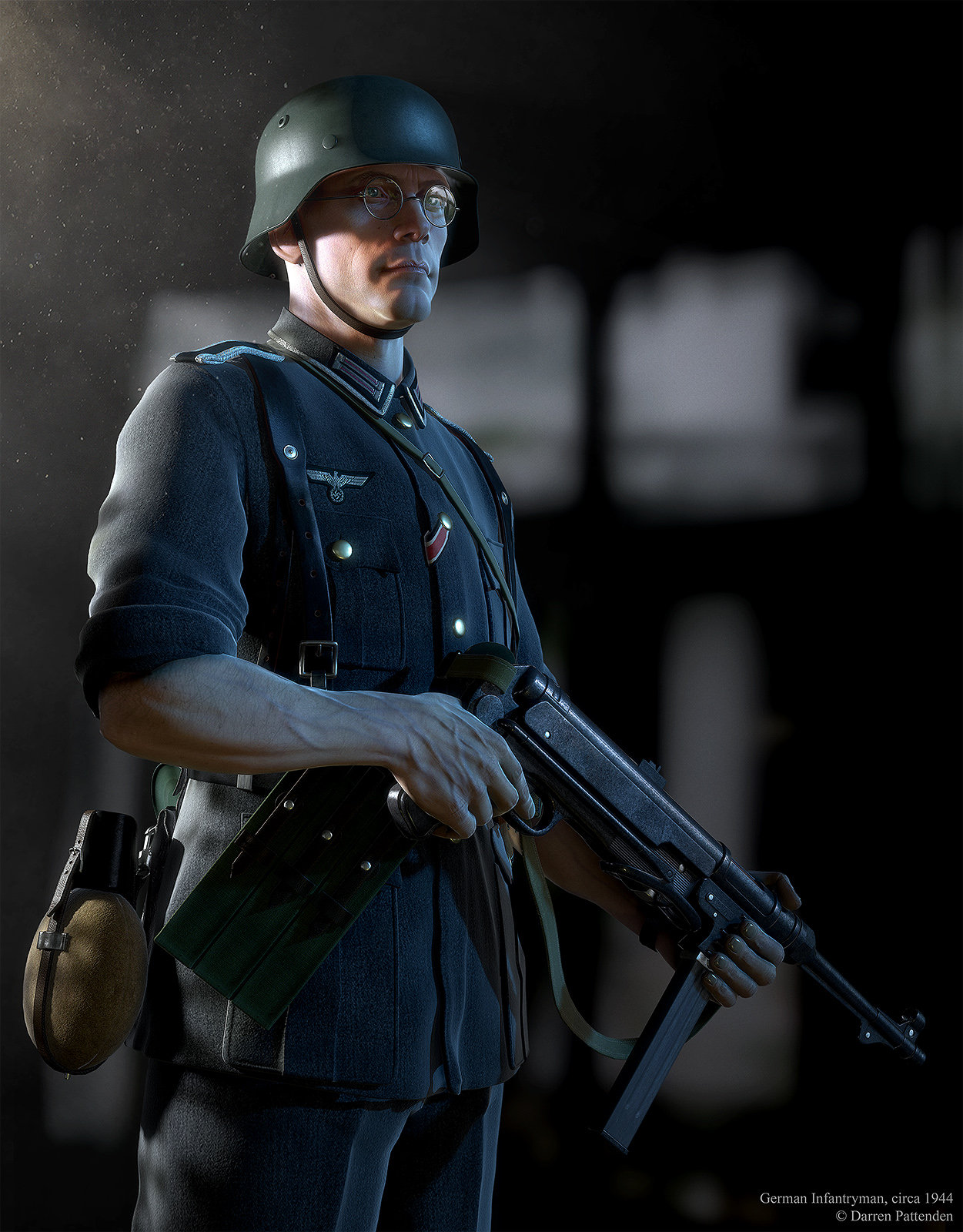 Darren Pattenden - WW II German Infantryman