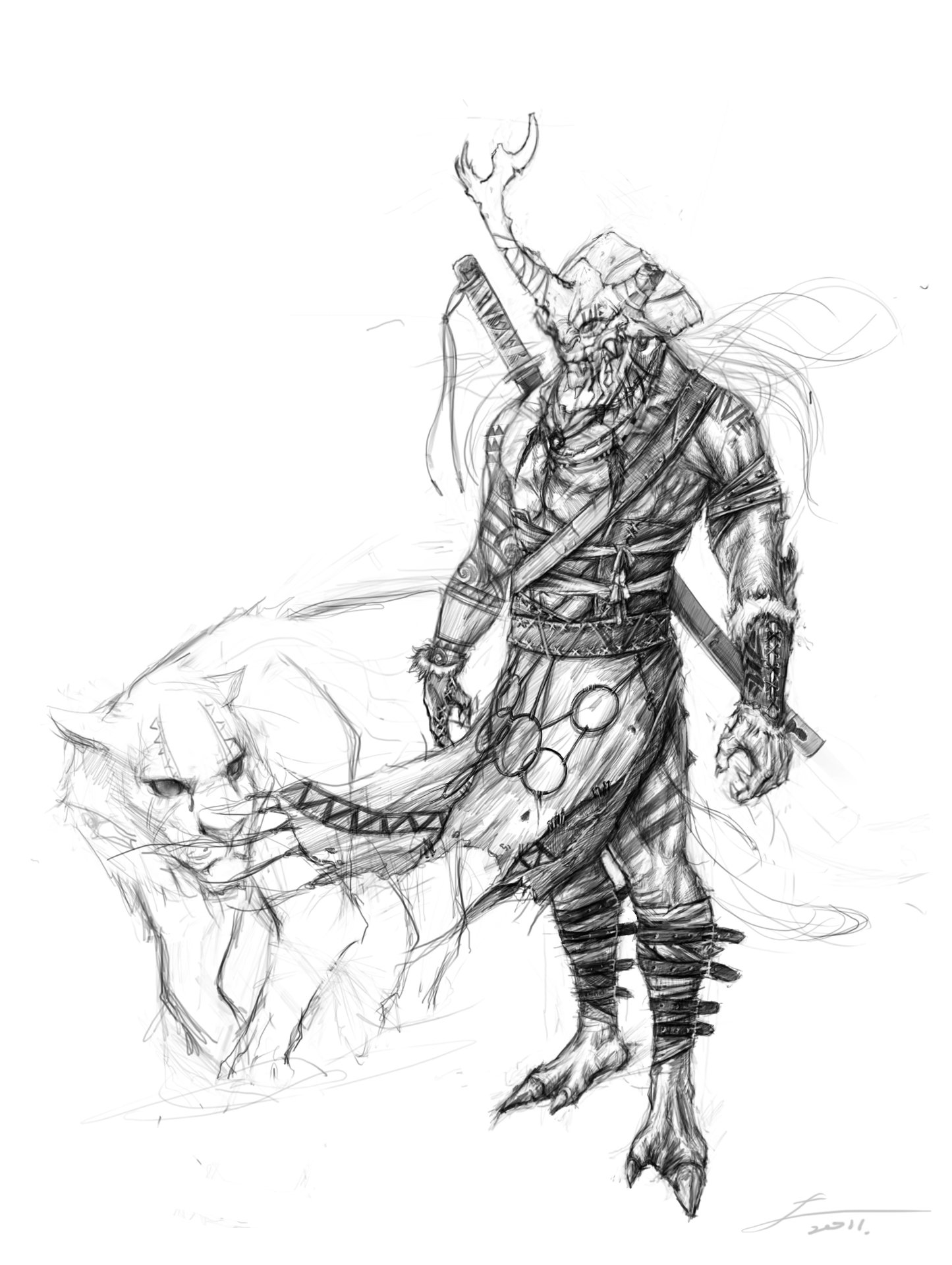 ArtStation - beetle man, Long Zhang