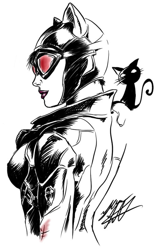 How To Draw Catwoman