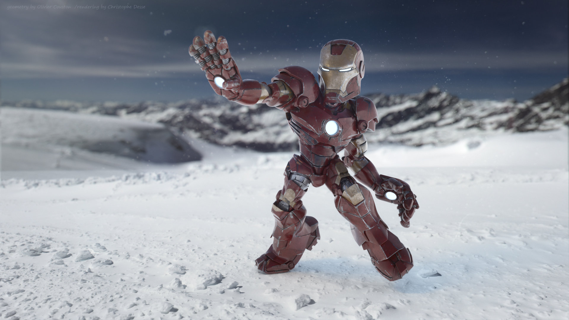 ArtStation - mini iron man redux