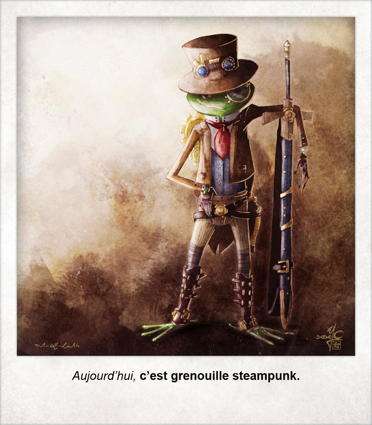 ArtStation - Steampunk frog