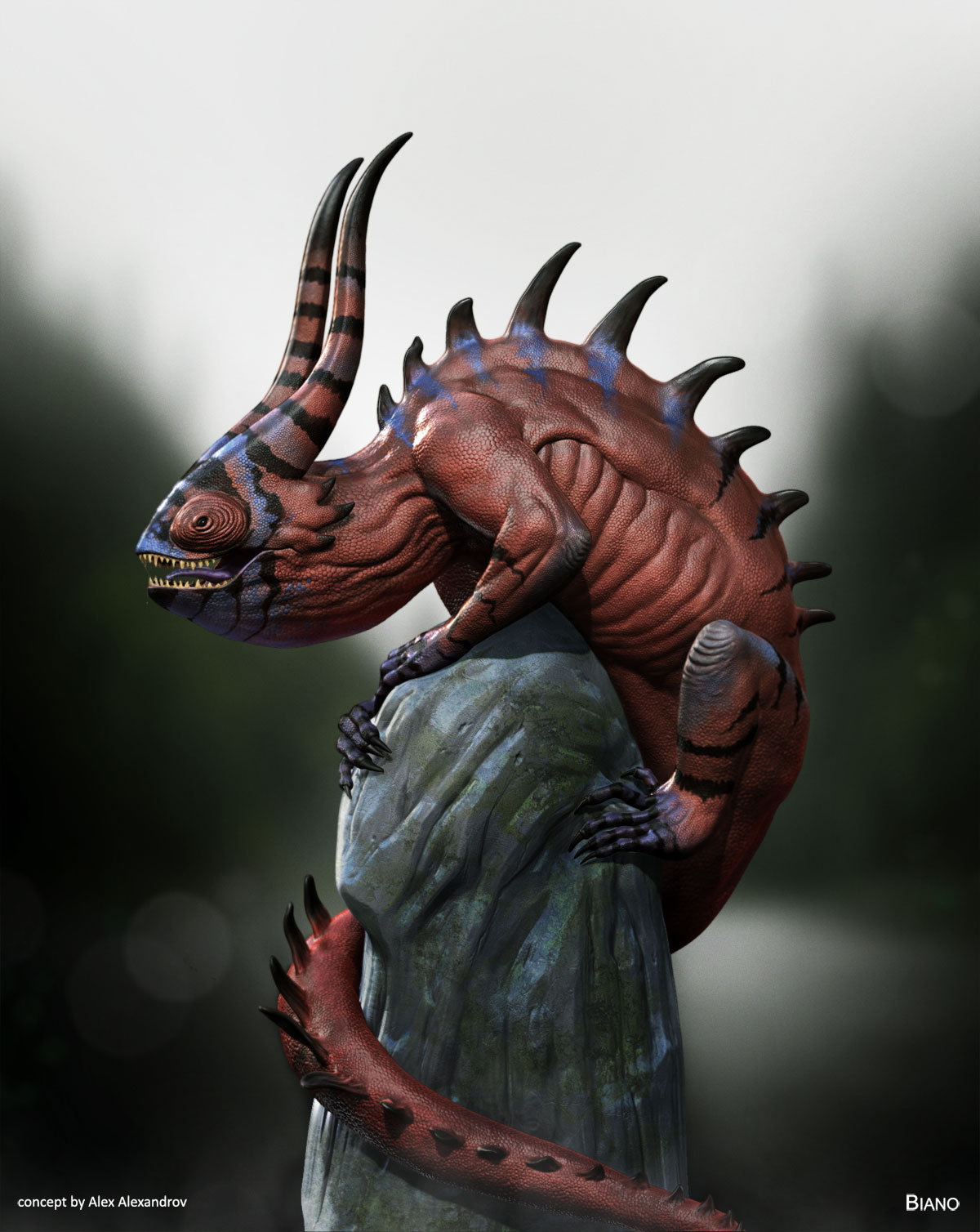 ArtStation - The Forest Dragon