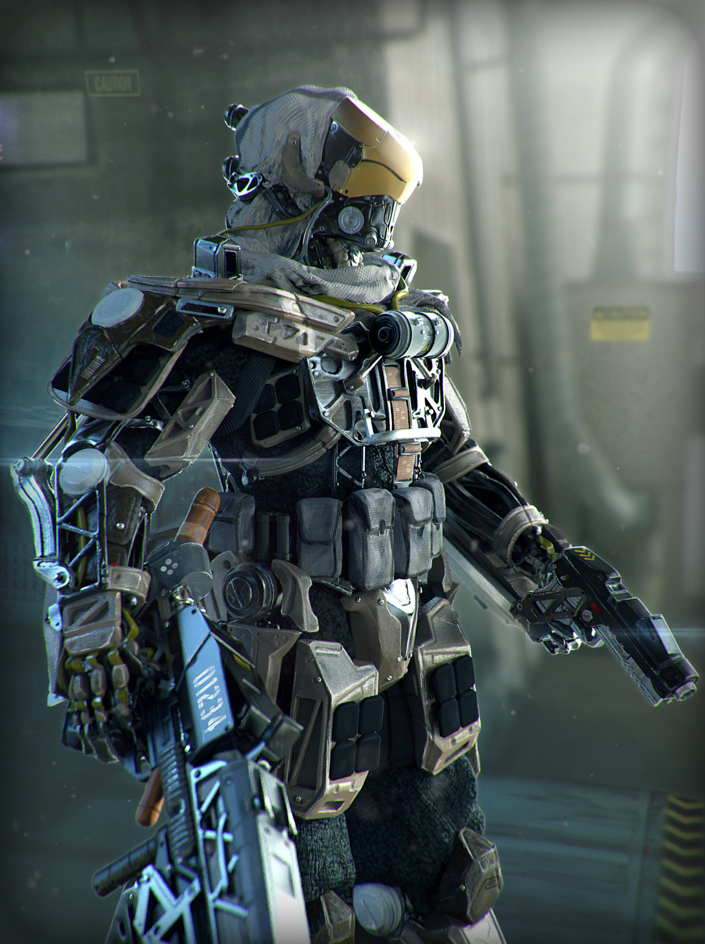 ArtStation - Disabled Soldier