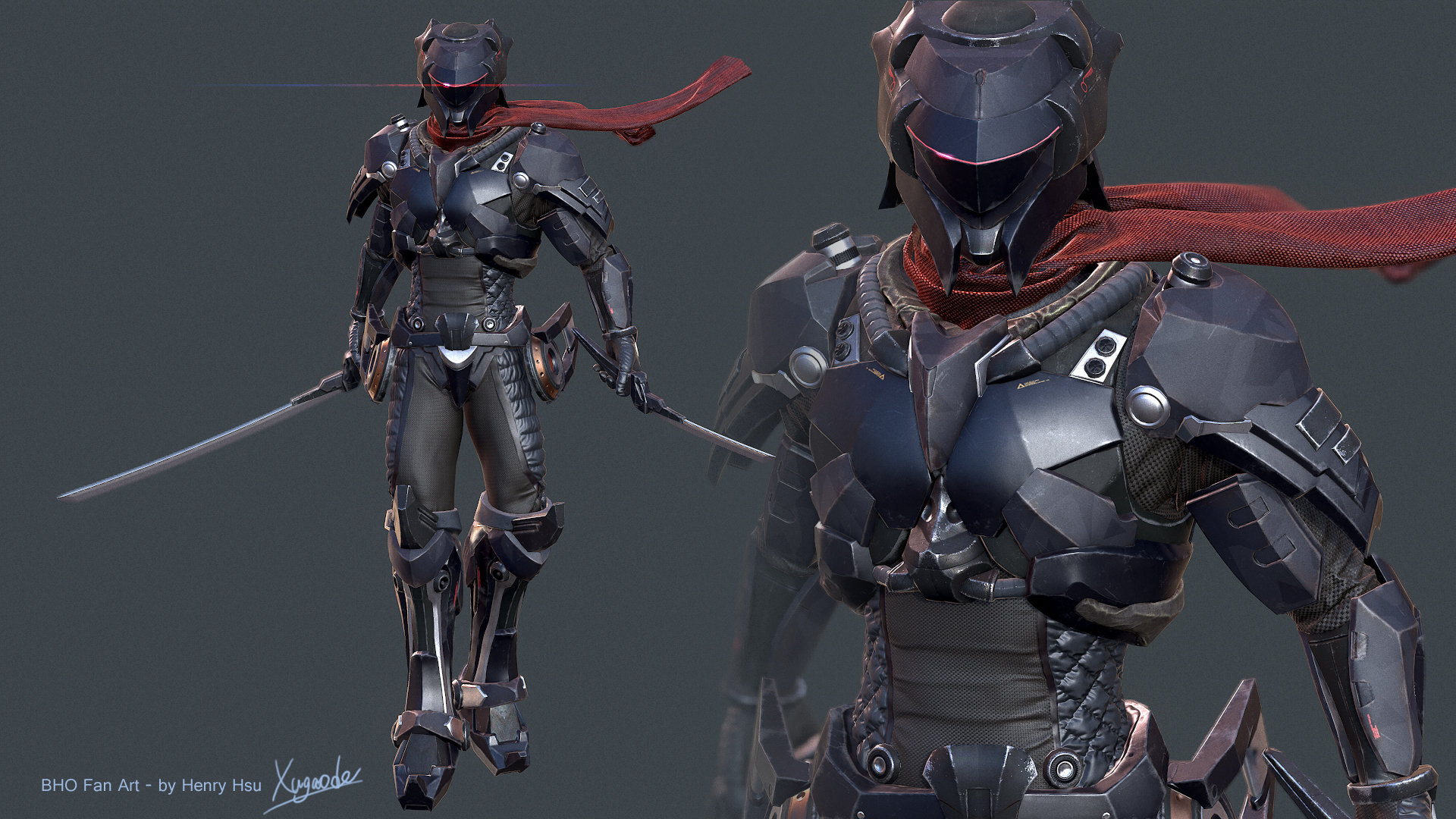 ArtStation - Army of shadow (Bounty Hounds Online Fan Art)