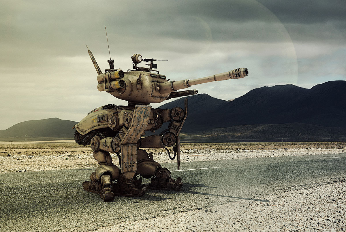 ArtStation - Retro mech