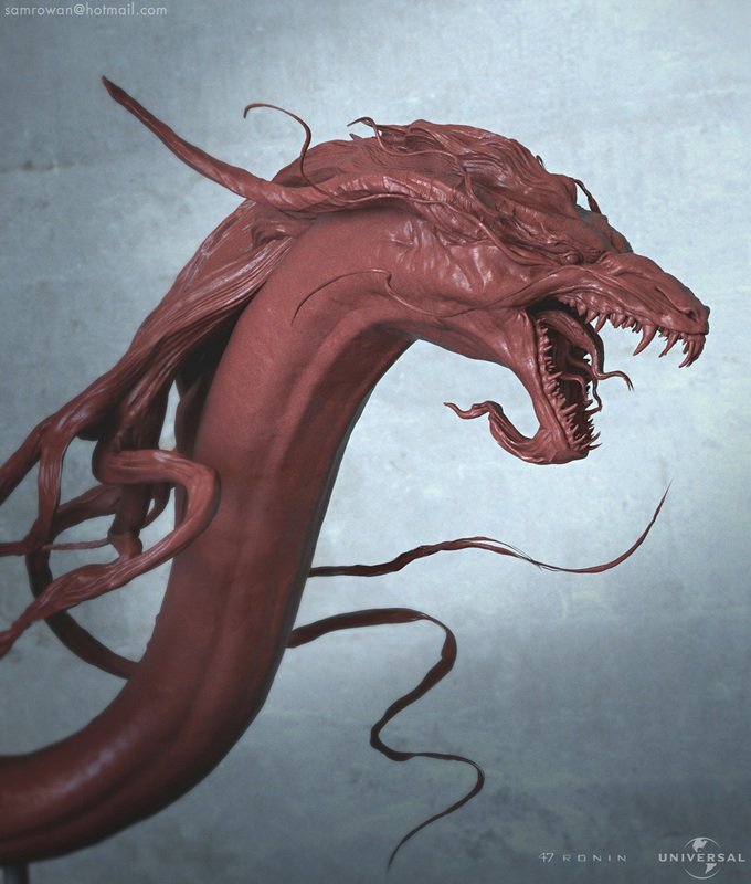 ArtStation - 47 ronin dragon concept