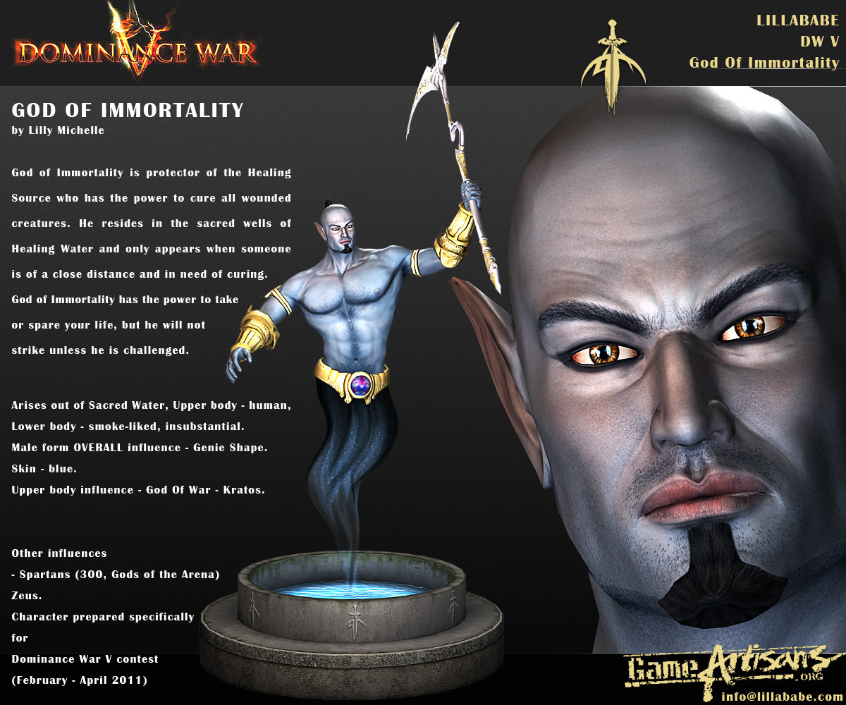ArtStation - God of Immortality - DWV