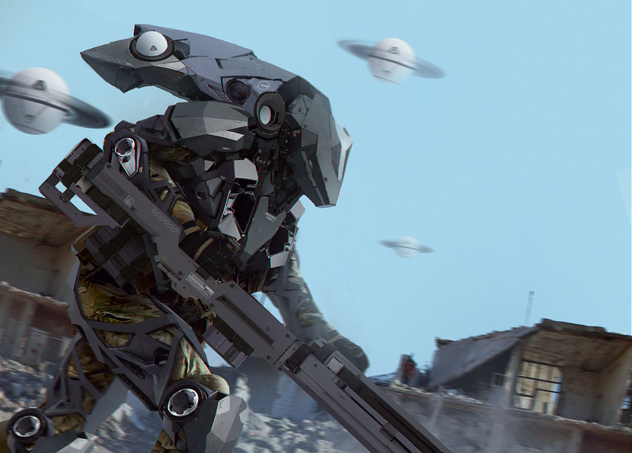 ArtStation - Super Sniper Exosuit.