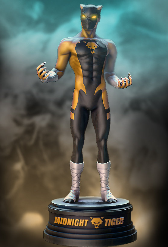 ArtStation - Midnight Tiger Premium Figure