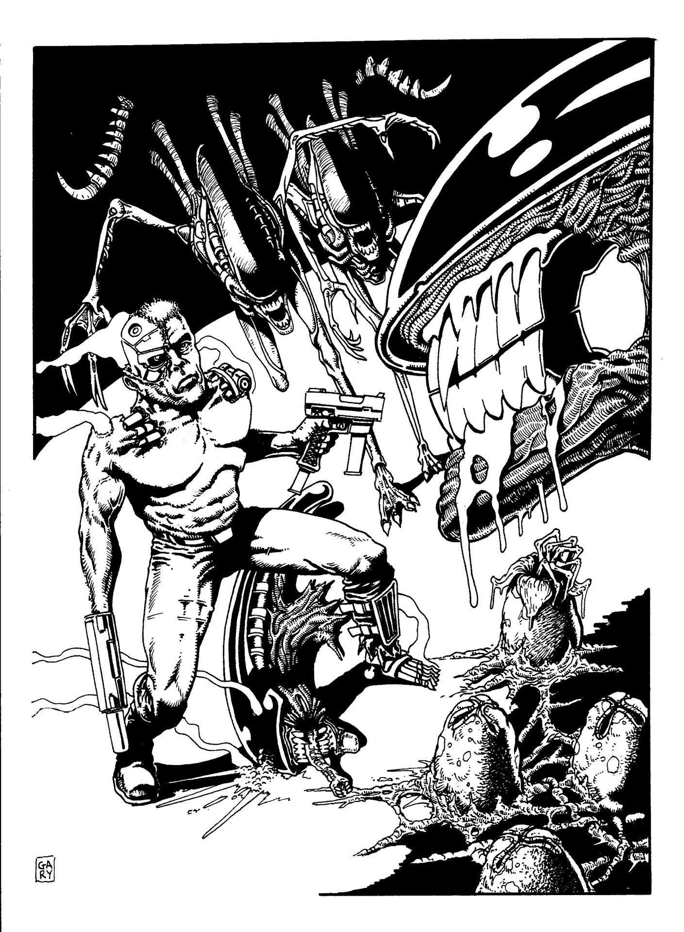 ArtStation - Alien Vs Terminator