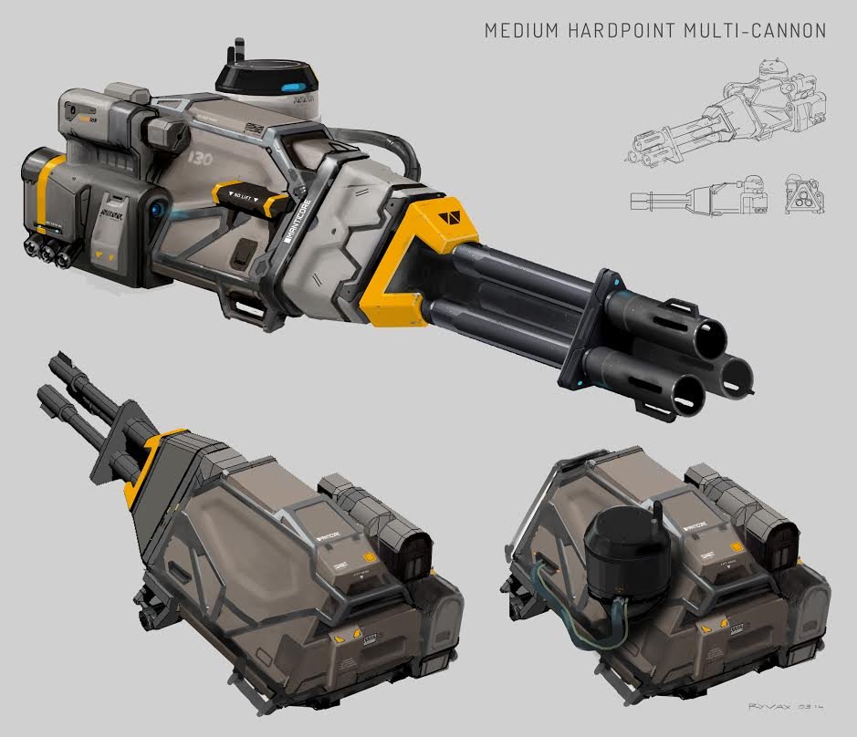 ArtStation - Medium Cannon