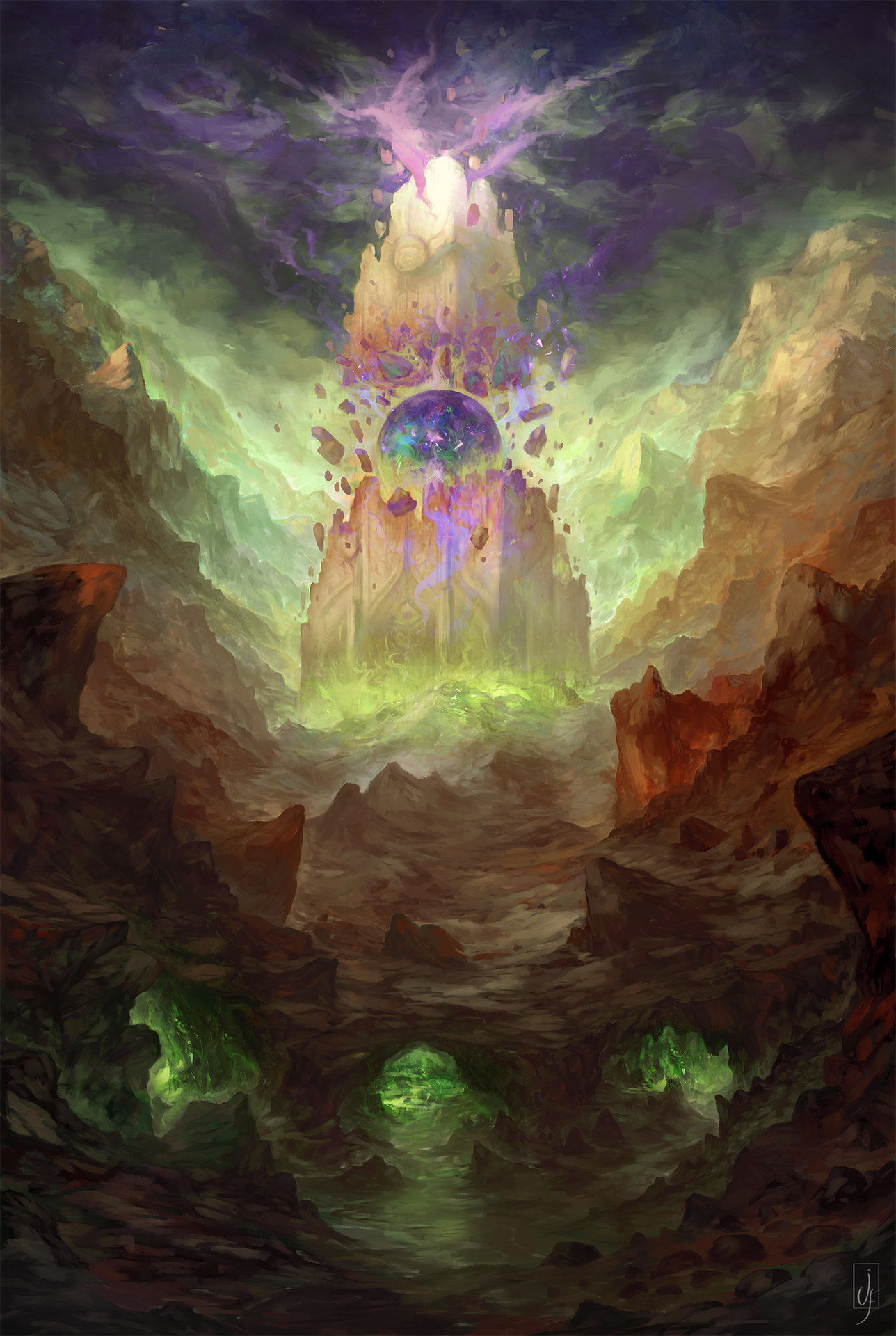 ArtStation - Broken tower, Jesper Friis