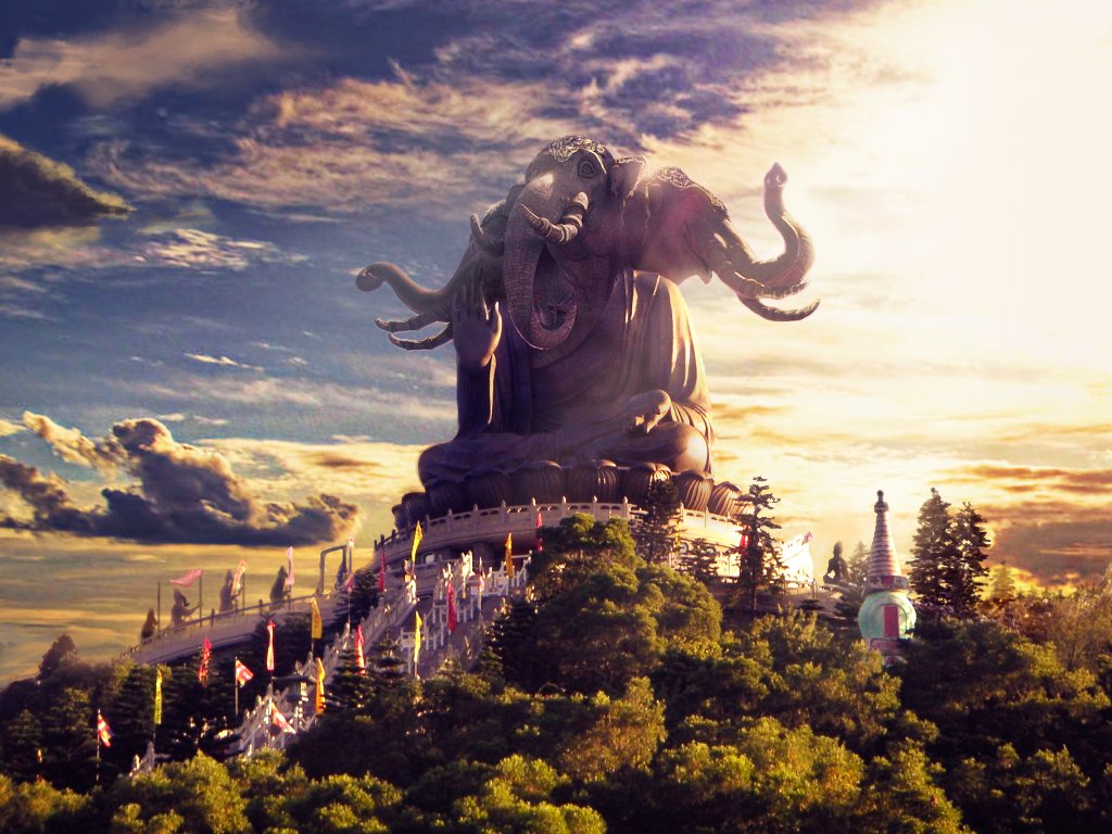 ArtStation - Elephant Buddha