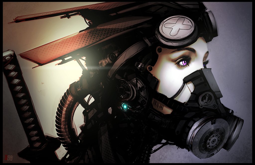 ArtStation - Samurai Robot head